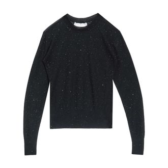 Genny Maglione Sottile Paillettes - - Knitwear - Damen - Schwarzk - M
