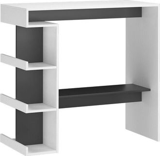 Vicco Table de bar Dana, Blanc, 108 x 50 cm Vicco