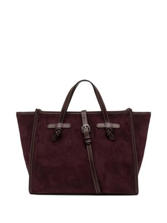 Gianni Chiarini sac à main Miss Marcella en daim - Rouge