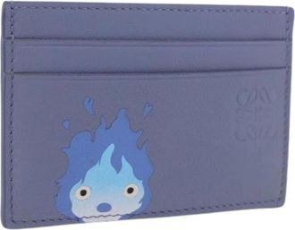 Loewe Porte-cartes Pre-owned - Femme - Pre-owned - Bleu - Taille: ONE Size