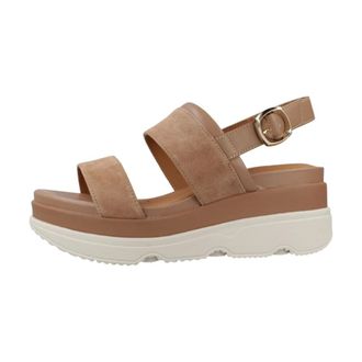 Geox Femme, Chaussures, Brun, Taille: 39 EU Sandales compens&eacute;es Gardenia