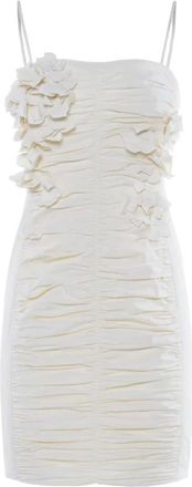 Nenette Femme, Robes, Beige, Taille: 36 FR Abito fiori corto