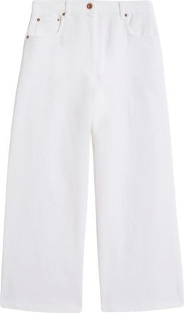 Aspesi Femme, Jeans, Blanc, Taille: W30 Pantalon en denim de coton