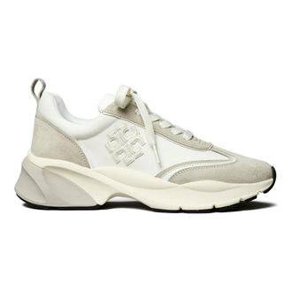 Tory Burch Wei&szlig;e Sneaker aus Nylon und Wildleder - - Shoes - Damen - Wei&szlig; - 40 1/2 EU
