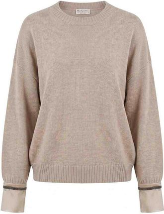 Brunello Cucinelli Pull Col Rond - Monile