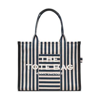 Marc Jacobs Femme, Sacs, Multicolore, Taille: ONE Size Le grand sac fourre-tout ray&eacute; en toile