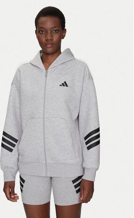 adidas Sweatshirt Future Icons 3-Stripes JE0172 Grau Regular Fit