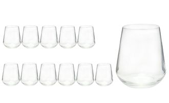 Bormioli Rocco 12er Set Wassergl&auml;ser Saftgl&auml;ser Medium inAlto 45cl aus erstklassigem Kristallglas, bessere Bruchfestigkeit, filigranes Design