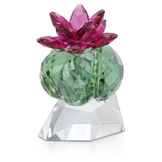 Swarovski Kristallblumen Bordeaux Kaktus