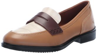 Ecco Damen Dress Classic 15 Penny Loafer, Kaschmir/Kalkstein/Schokolade, 39/39.5 EU