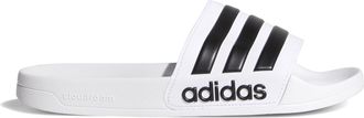 adidas Unisex Adilette Shower Schlappen, Footwear White Core Black Footwear White, 44.5 EU Schmal