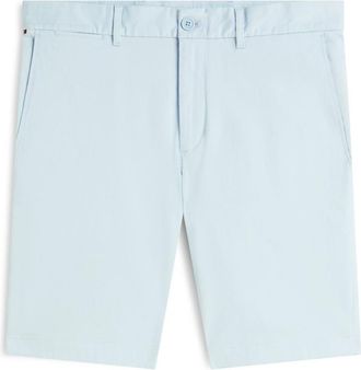 Tommy Hilfiger Bermudashorts Denton mit Stretch und Print-Struktur, Slim Fit in