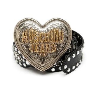 Moschino Femme, Accessoires, Multicolore, Taille: ONE Size Ceinture Regular en Viscose avec Motifs