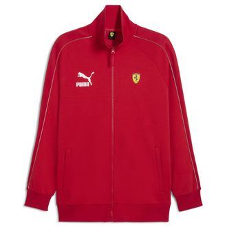 Puma x Scuderia Ferrari Renn Ikonik Herren Rote Trainingsjacke