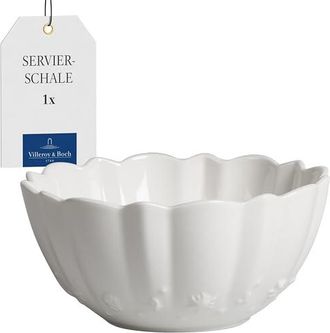 Villeroy & Boch Toys Delight Royal Classic Bol groß, dekorative Schale aus Premium Porzellan, weiß, mikrowellensicher, spülmaschinenfest