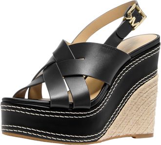 Michael Kors Damen Nora Heeled Shoes, Schwarz, 38.5 EU