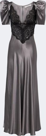 Rodarte Robe aus Seidensatin mit Spitze
