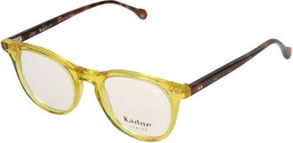 K&agrave;dor Kubino Round Frame - - Accessories - unisex - Gelb - 44 MM