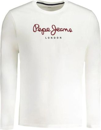 Pepe Jeans London Langarm-T-Shirt - - Tops - Herren - Wei&szlig; - 2XL