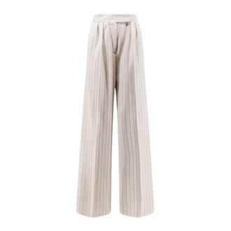 Max Mara Mxmosso Hose - - Trousers - Damen - Wei&szlig; - S