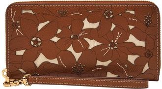 Fossil Logan Damen Braune Leder Clutch, SL10106124