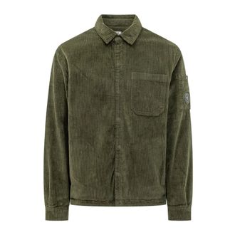 C.P. Company Overshirt Padded - - Jackets - Herren - Gr&uuml;n - L
