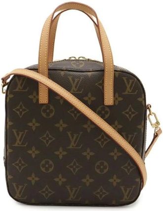 Louis Vuitton Sac &agrave; main Spontini Monogram Pre-owned - Femme - Pre-owned - Brun - Taille: ONE Size