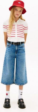 Tommy Hilfiger Strickjacke SWEATER RIB POLO SS Kinder bis 16 Jahre, regular fit