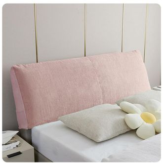 Generic Leinen Schutzh&uuml;lle Bettkopfteil Bezug Full Queen King Size dick Kopfteil Bezug Staubschutzh&uuml;lle f&uuml;r Schlafzimmerdekoration Rosa 180 cm/70.8 Zoll