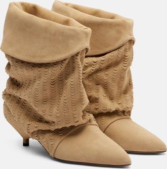 Isabel Marant Ankle Boots Edrik 45 aus Veloursleder