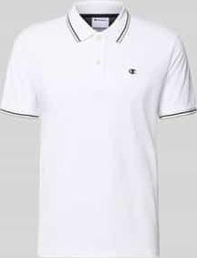 Champion Slim Fit Poloshirt mit Label-Stitching