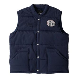 by Parra New System Puffer Vest - - Jackets - Herren - Blau - M
