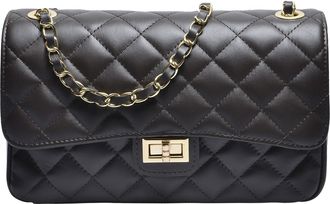 Isabella Rhea Kastanienbraun Rindsledertasche