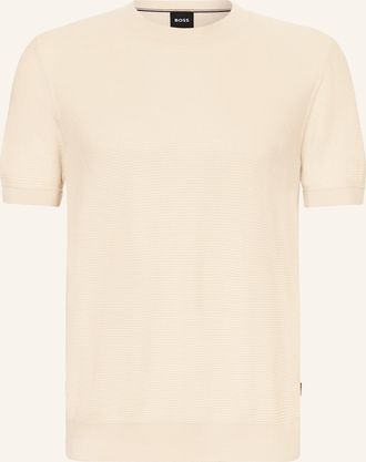 HUGO BOSS Strickshirt Lanni weiss