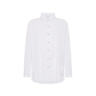 Roberto Ricci Design Oxford Jacquard Boyfriend Shirt - - Blouses & Shirts - Damen - Wei&szlig; - XS