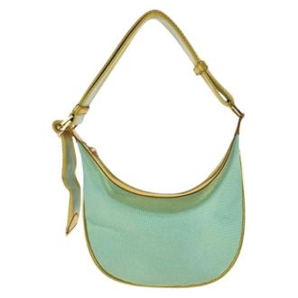 Gucci Sac bandouli&egrave;re Hobo Pre-owned en toile Ligne Sherry - Femme - Pre-owned - Vert - Taille: ONE Size
