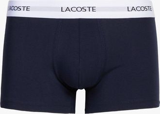Lacoste Lot de trois boxers en coton m&eacute;lang&eacute;