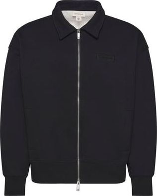 Calvin Klein Sweat col classique zipp&eacute; en coton