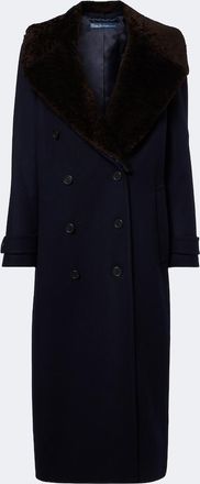 Polo Ralph Lauren Manteau en laine et shearling