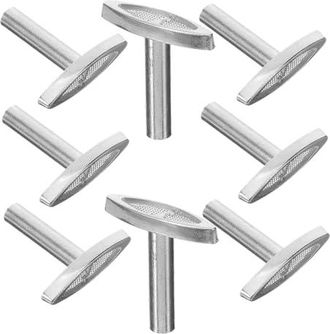 Garneck Cl&eacute; De Remontage M&eacute;tallique 25mm Argent&eacute;e, 8 Pi&egrave;ces, Manivelle pour M&eacute;canisme De Bo&icirc;te &agrave; Musique Et Bijoux, Outil De R&eacute;paration DIY pour Jouets Musica