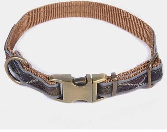 Barbour Hundehalsband mit Tartanmuster und Reflektoren in