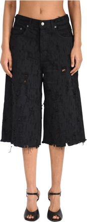 Haikure Femme, Jeans, Noir, Taille: W26 Modello 5 Tasche Cropped Jeans