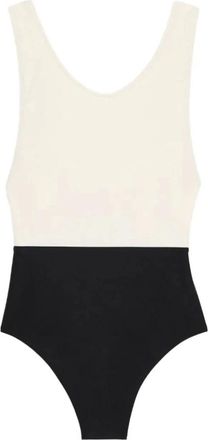 Ami Femme, Maillots de bain, Multicolore, Taille: 42 FR Bicolor One Piece Swimsuit
