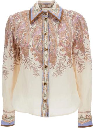 Zimmermann Femme, Blouses et Chemises, Beige, Taille: 40 FR Alchemy Body Shirt