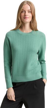 Tom Tailor Strickpullover mit Rundhalsausschnitt