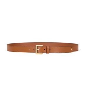 Oltre Femme, Accessoires, Beige, Taille: L/Xl Ceinture en cuir v&eacute;ritable