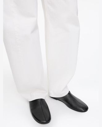 Arket Lederballerina -Schwarz