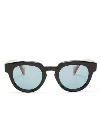 Vivienne Westwood Miller Sonnenbrille mit rundem Gestell - Schwarz