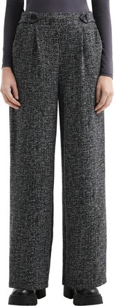 QS by s.Oliver Wide Leg Pants aus Interlockjersey