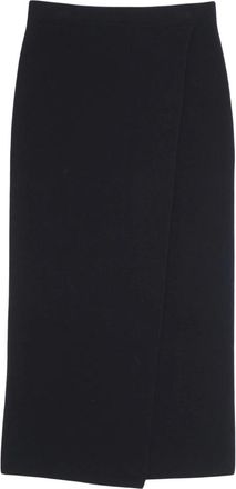 Max Mara Femme, Jupes, Bleu, Taille: 42 FR Umbria Midi Skirt